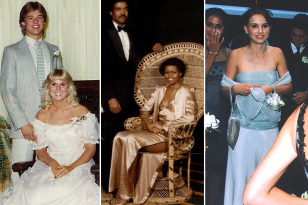 Awkward Celebrity Prom Pics: Michelle Obama, Brad Pitt, More (PHOTOS)