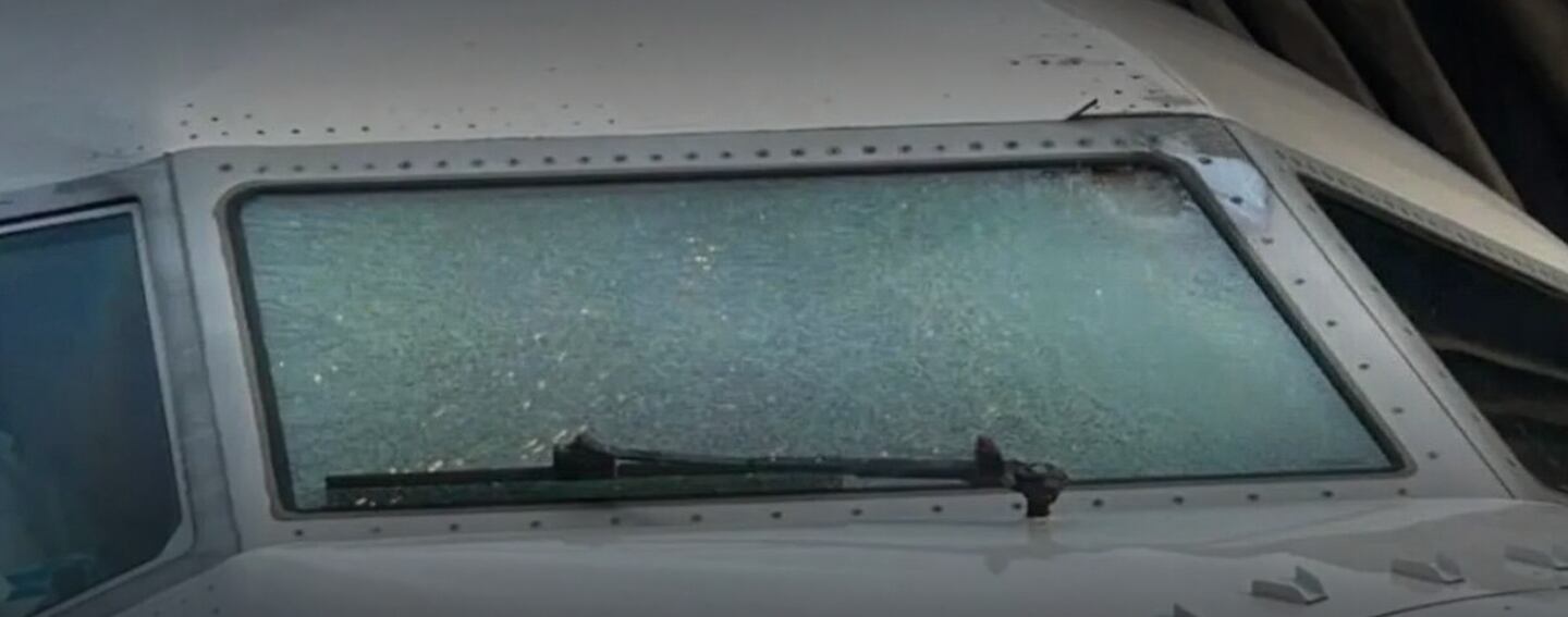 United Pilot Injured as Mystery Object Hits Windshield in Mid-Air Emergency