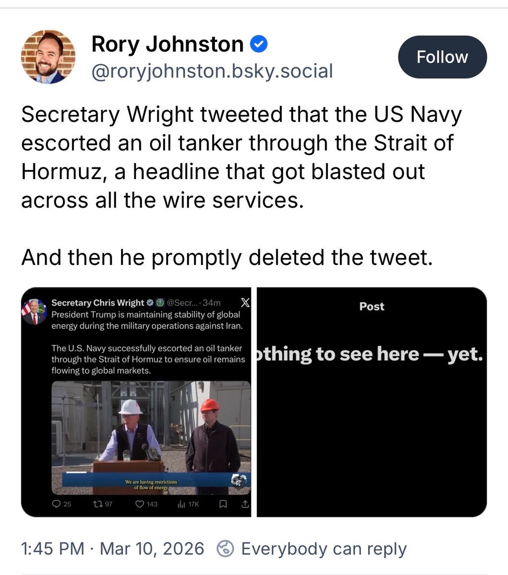 Energy Secretary Chris Wright Throws Staffer Under the Bus After Bogus ...