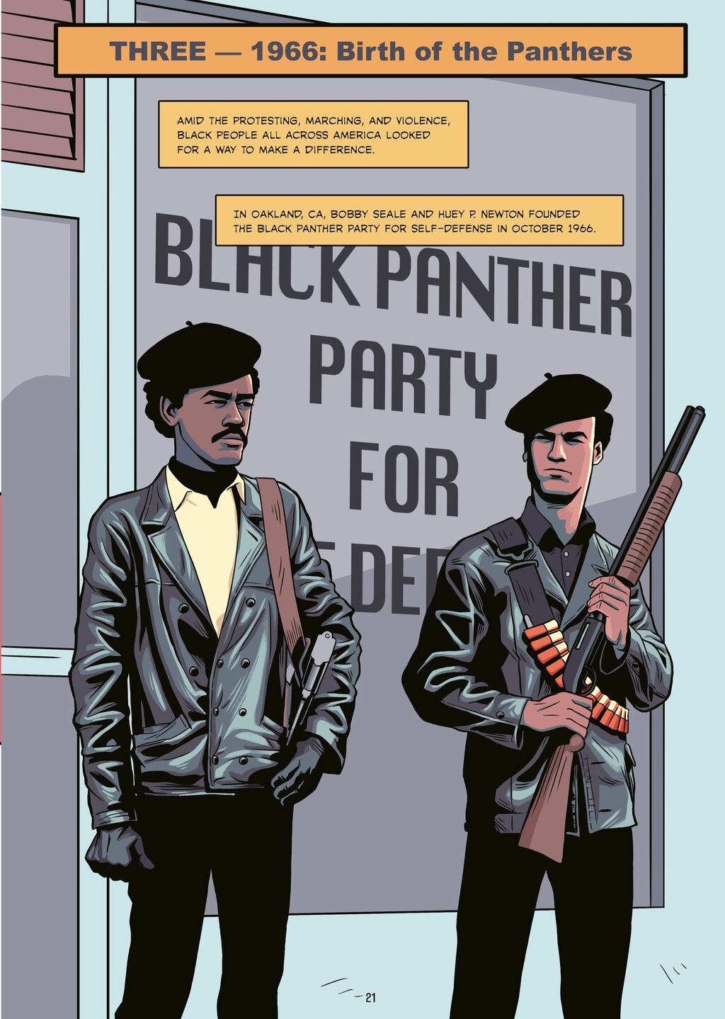 Graphic Novel Shows How the Black Panthers Foreshadowed the BLM Era