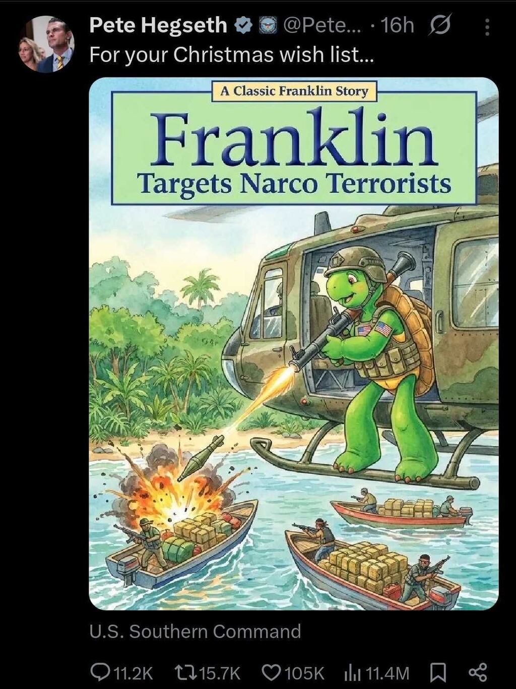 Pete Hegseth Blasted For Laughing Off ‘Kill Everybody’ Order With Meme