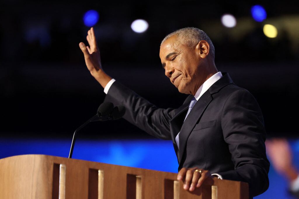 Barack and Michelle Obama Spotlight Trump’s Monstrous Ego From DNC Stage