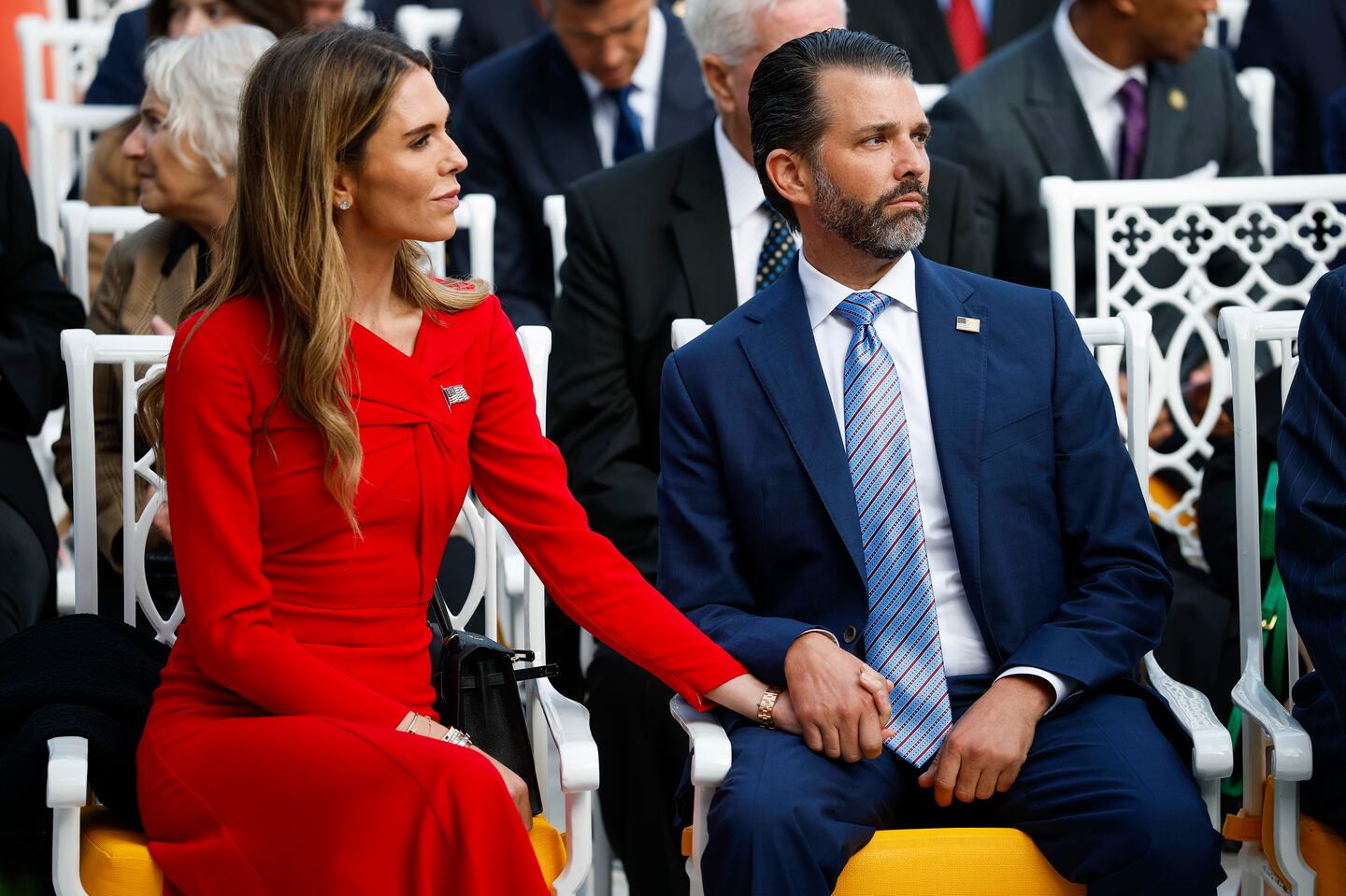 Don Jr. Reveals Engagement to New Girlfriend in Awkward Speech