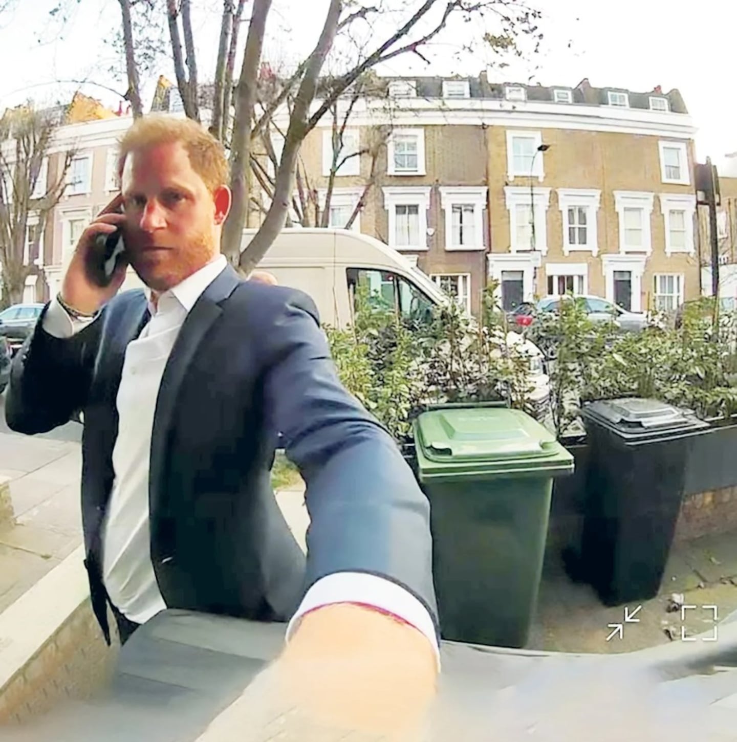 Prince Harry Caught on Ring Camera Knocking on Random Door