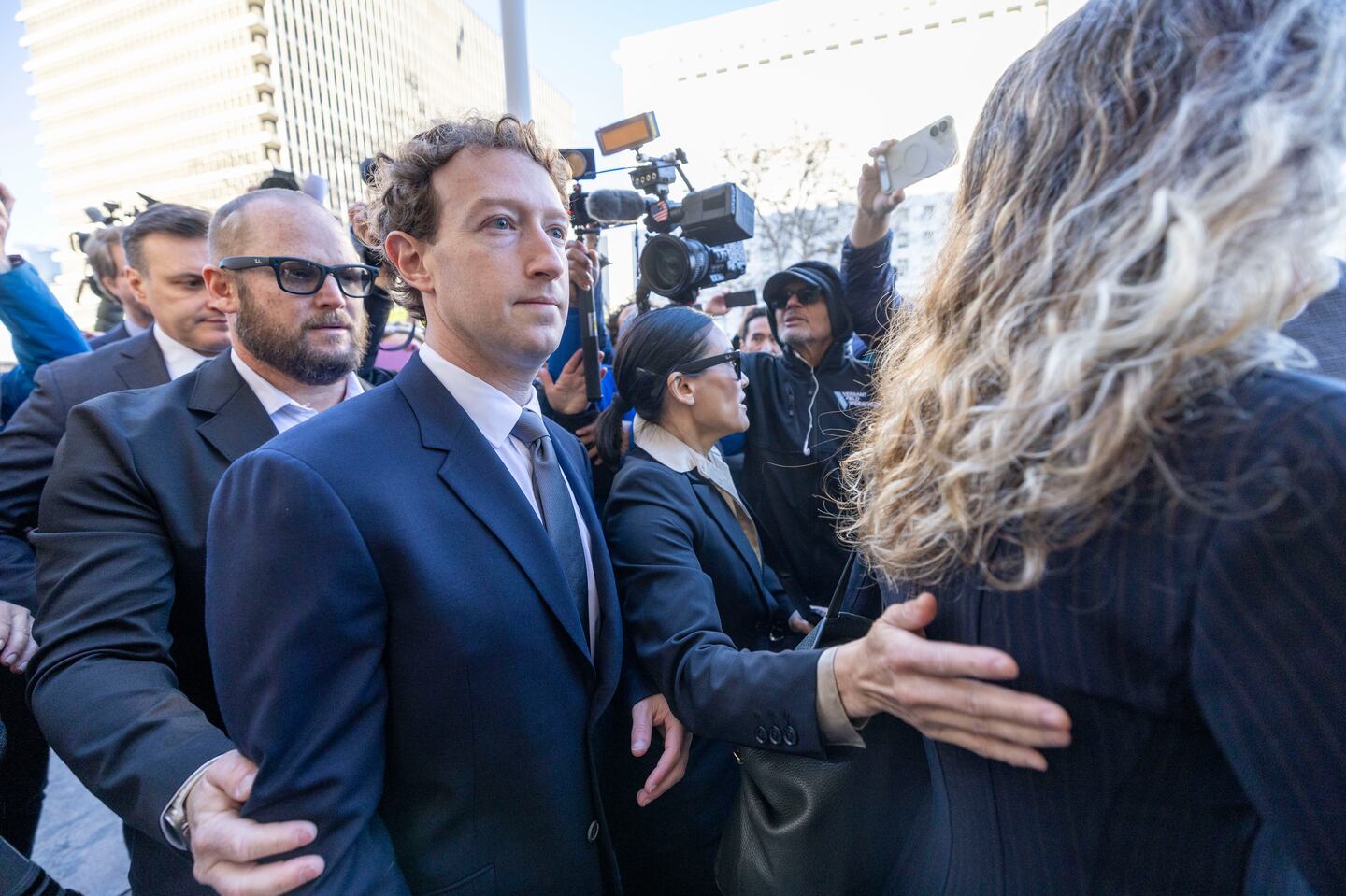 Billionaire Mark Zuckerberg Arrived to Landmark Social Media Trial in ...