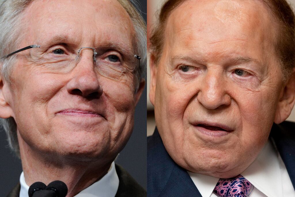 Harry Reid’s Curious Soft Spot for Sheldon Adelson