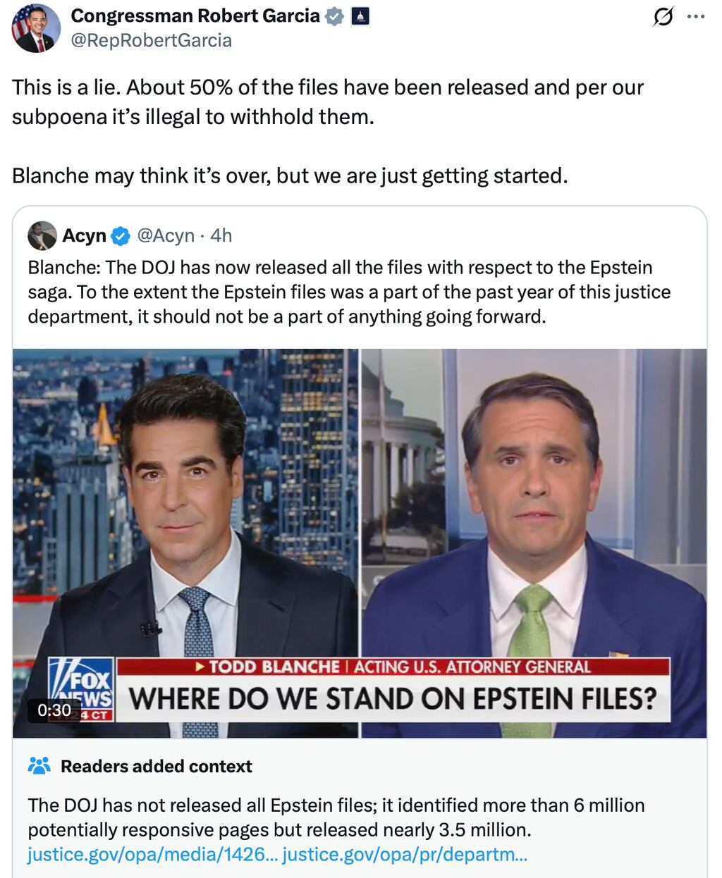 Trump’s New Top DOJ Goon Todd Blanche Says It’s Time to Bury Jeffrey ...