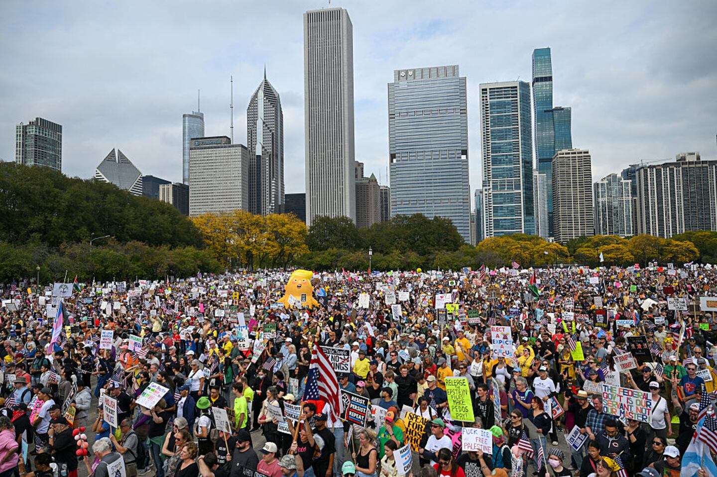 Donald Trump’s Bizarre Crowd Size Diss in ‘No Kings’ Protests Rant