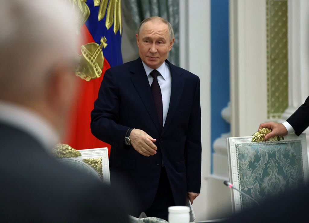 Putin, 73, Spotted ‘In Pain’ With Sickly Shriveled Hand