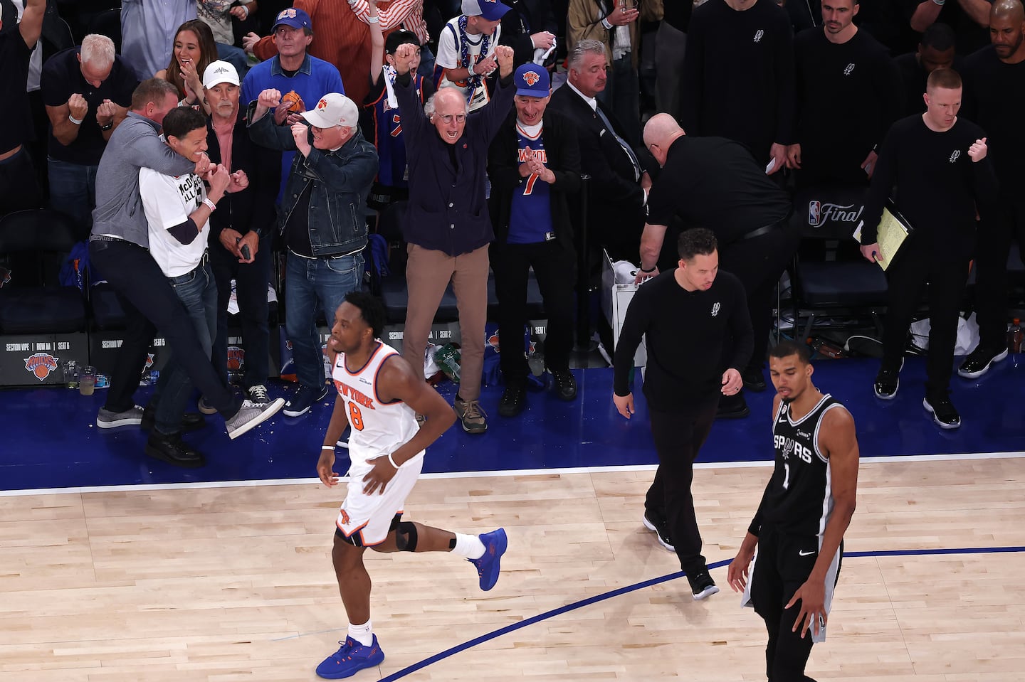 Larry David’s Reaction to Knicks Victory Stuns Jimmy Kimmel