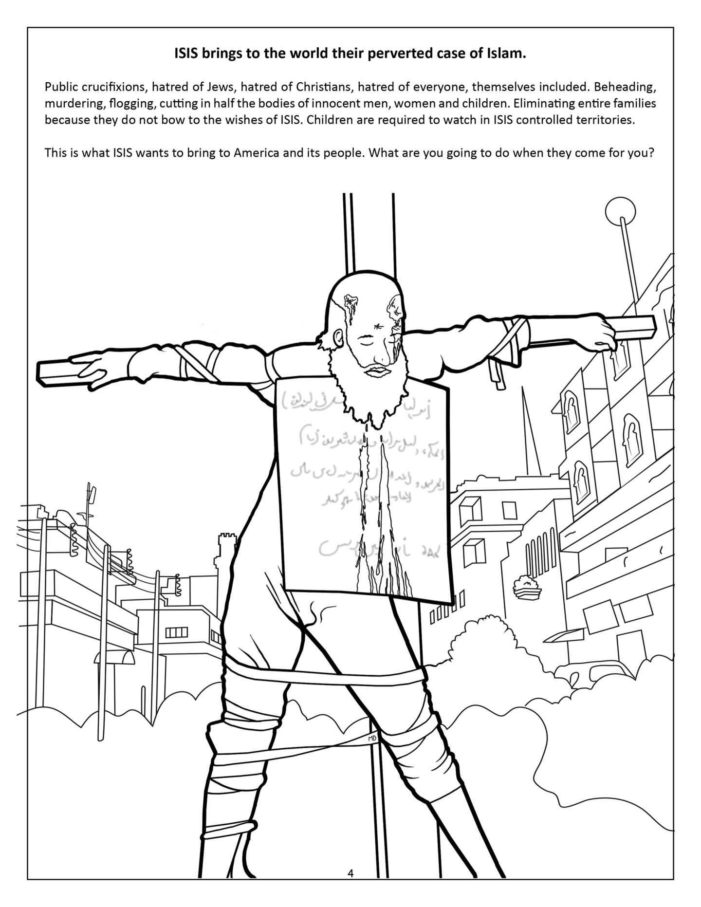You Can Buy These Anti-ISIS Coloring Books (Featuring a Crucifixion ...