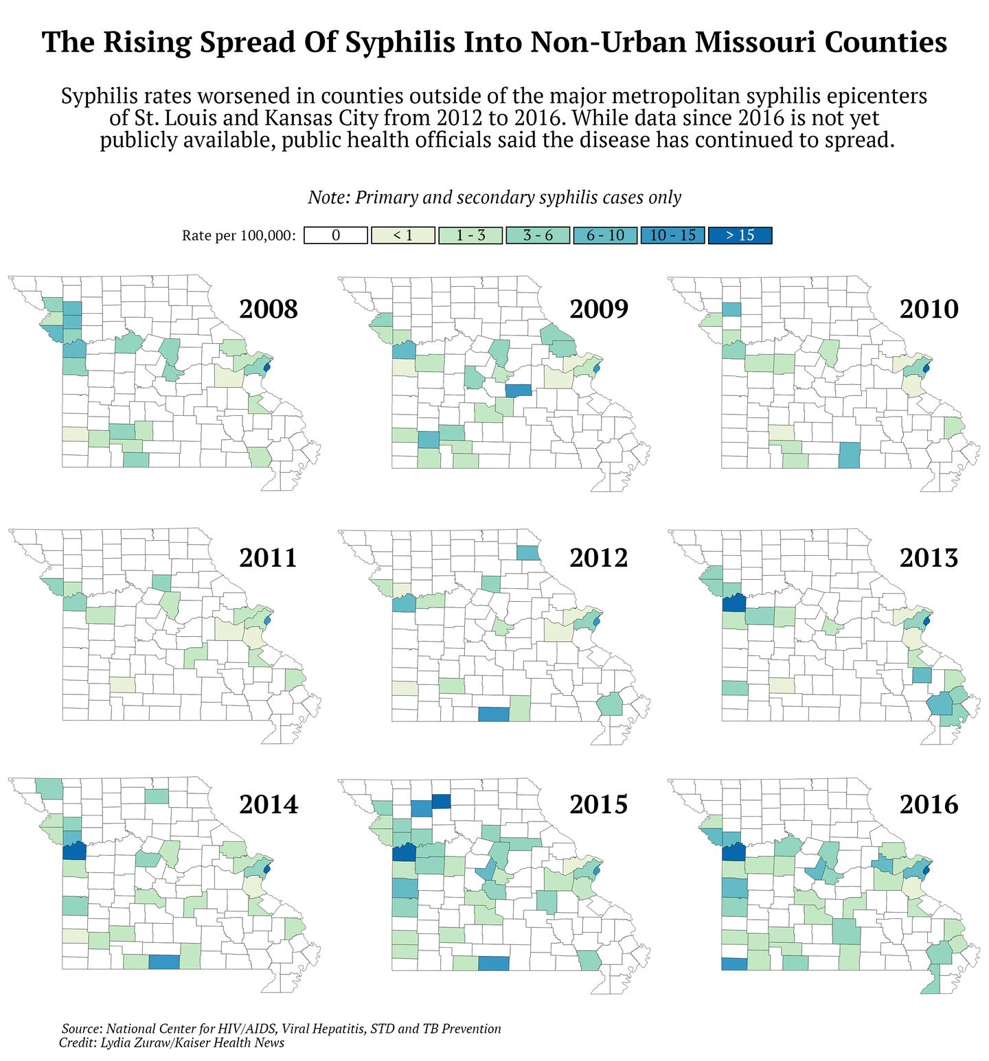 Syphilis Is Spreading Across Rural America