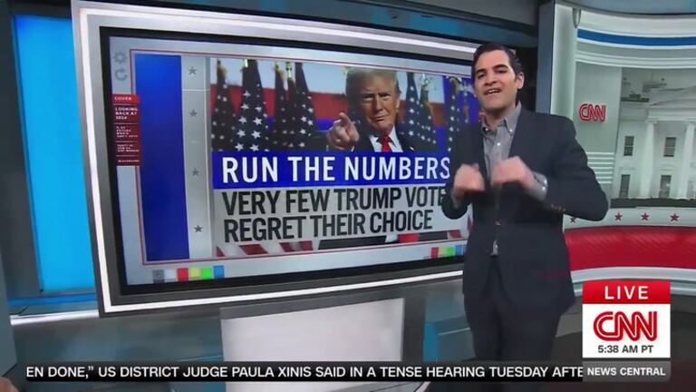 CNN’s Data Guru Reveals How Many Trump Supporters Regret Their Vote