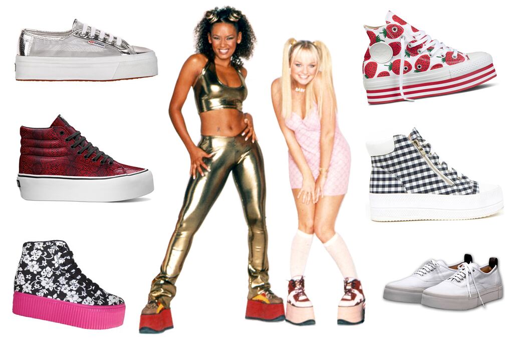Spice Girl Platform Sneakers Return to Fashion