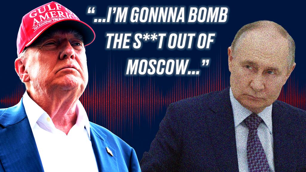 Unhinged Trump Audio Released: ‘Bomb the S**t Out of Moscow’