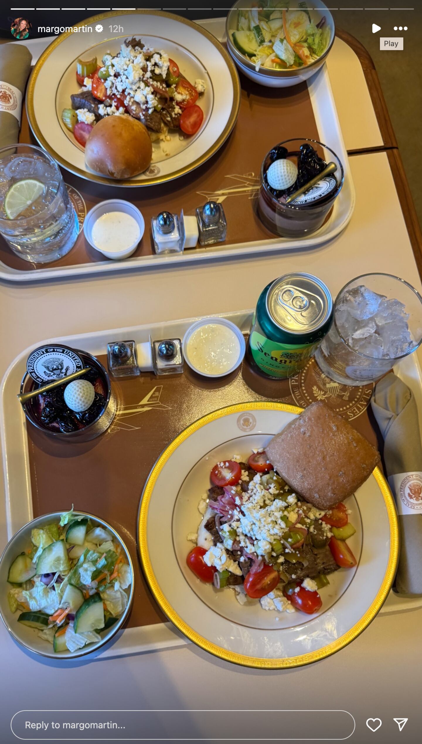 Air Force One Serves Meal That Would Make RFK Jr. Wince