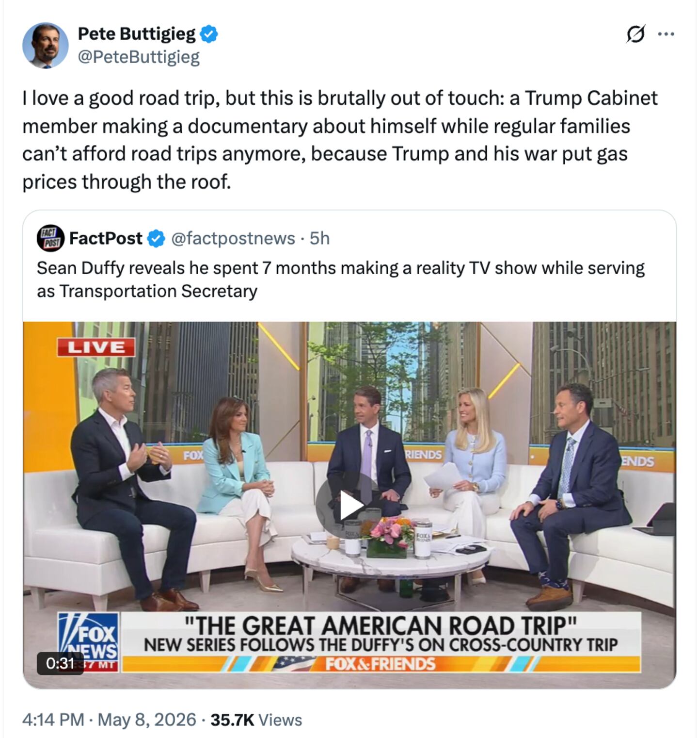 Trump Goon Sean Duffy’s Secret Side Job Reveal Backfires Spectacularly