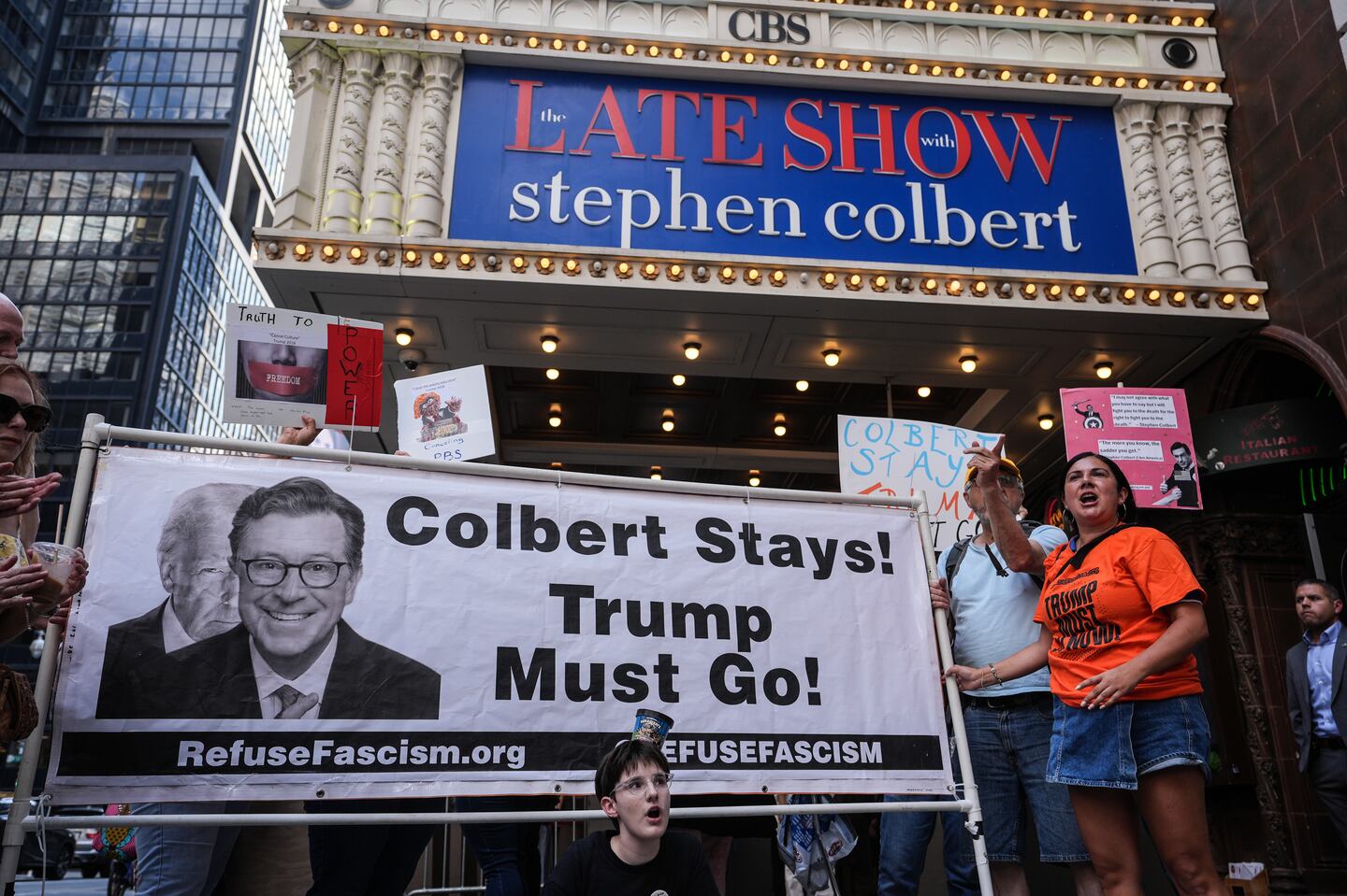 Stars Blast CBS and Trump Hours Before Stephen Colbert’s Final ‘Late Show’