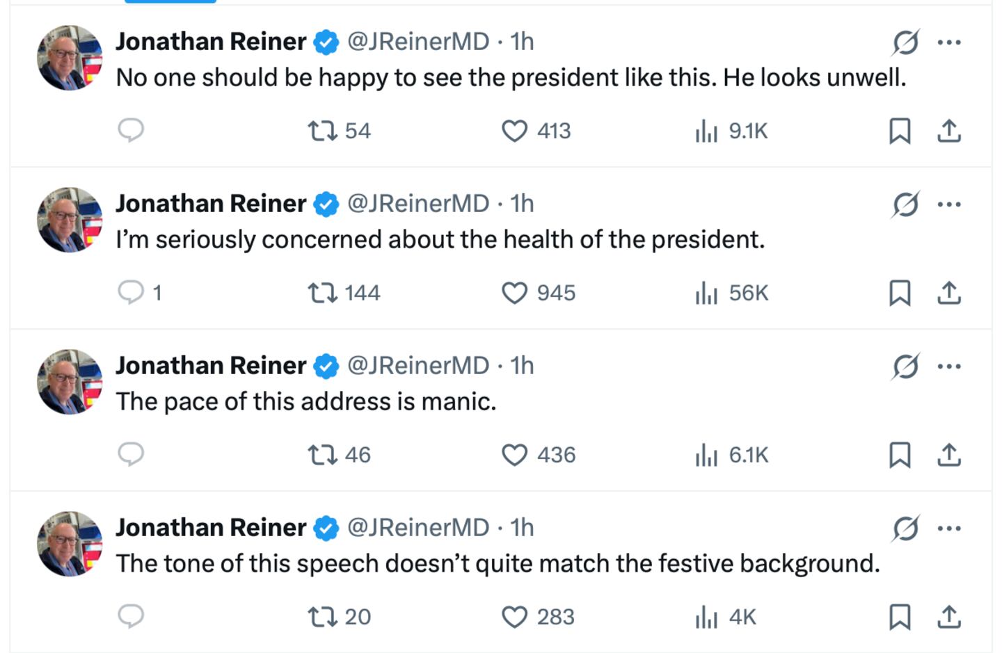 Doctor Sounds Alarm After Trump, 79, Gives ‘Manic’ Address