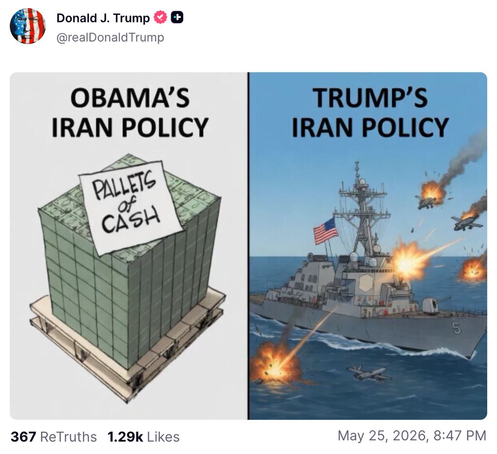 Trump Goes Back to Bombing Iran as Deal Implodes