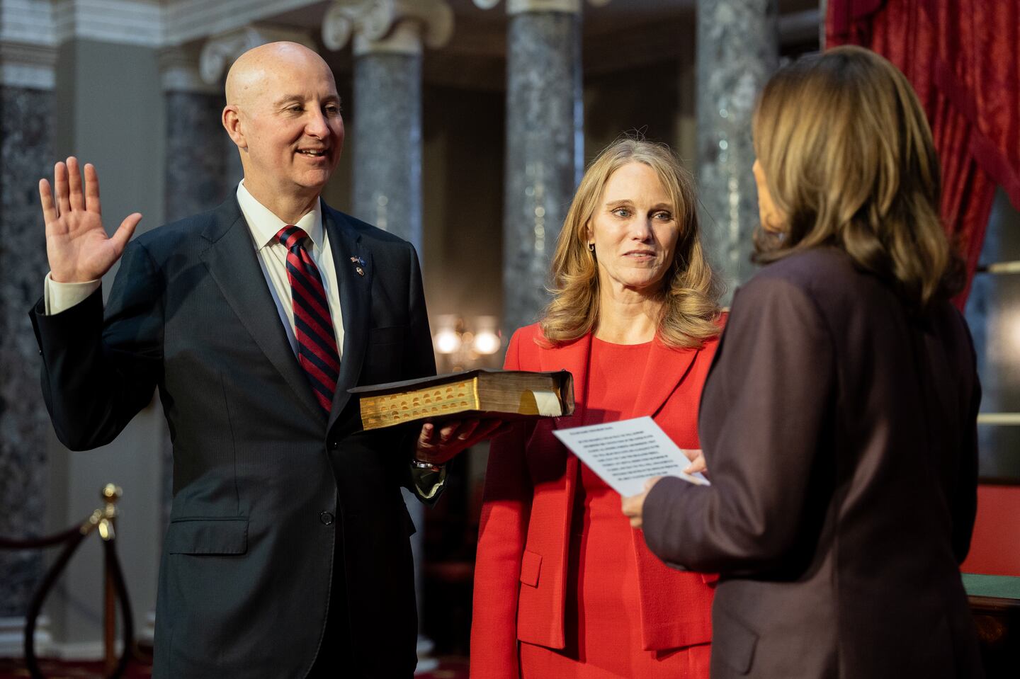 MAGA Senator Pete Ricketts Crosses Party Lines to Back Wife Susanne Shore