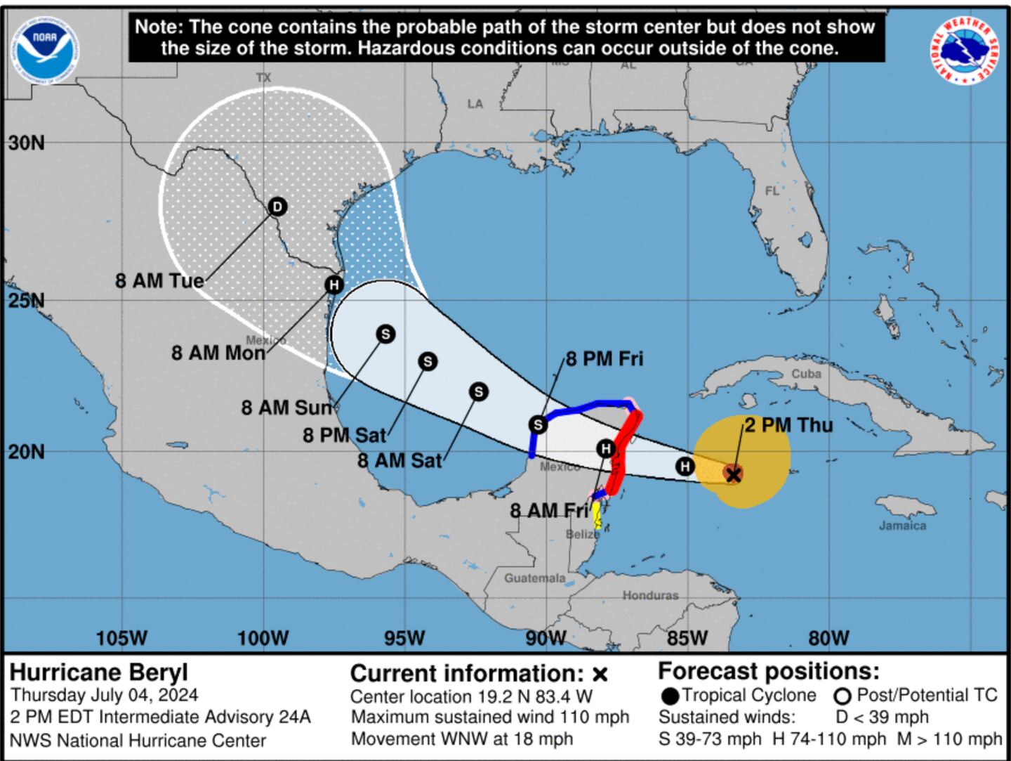 Hurricane Beryl Set to Cause Life-Threatening Rip Currents on Gulf ...