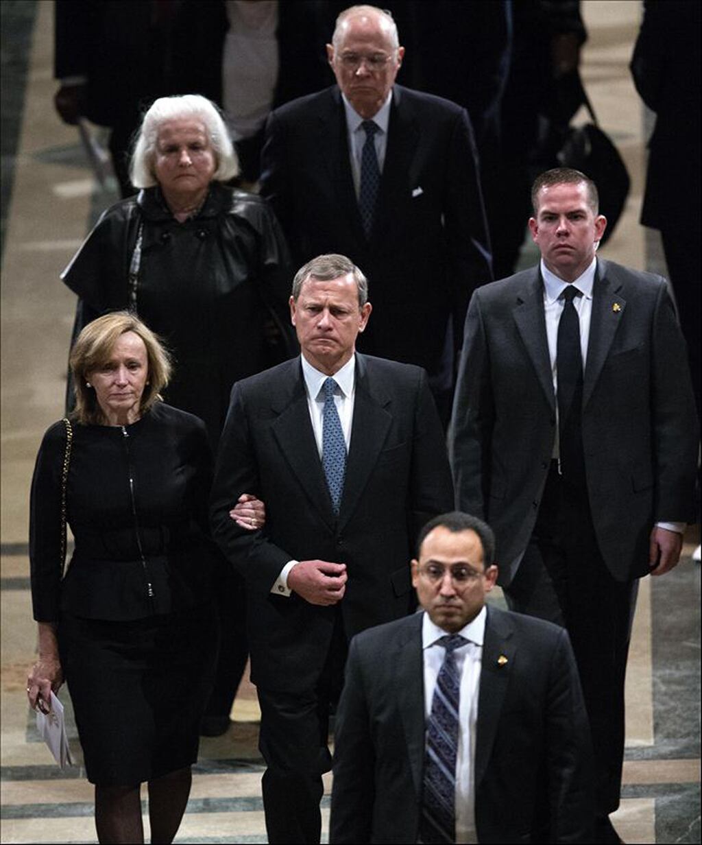 Simple and Solemn, Inside Scalia’s Funeral