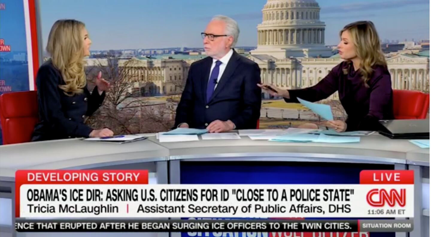 DHS Goon Tricia McLaughlin Backed Into Corner on CNN Over Vile Insult