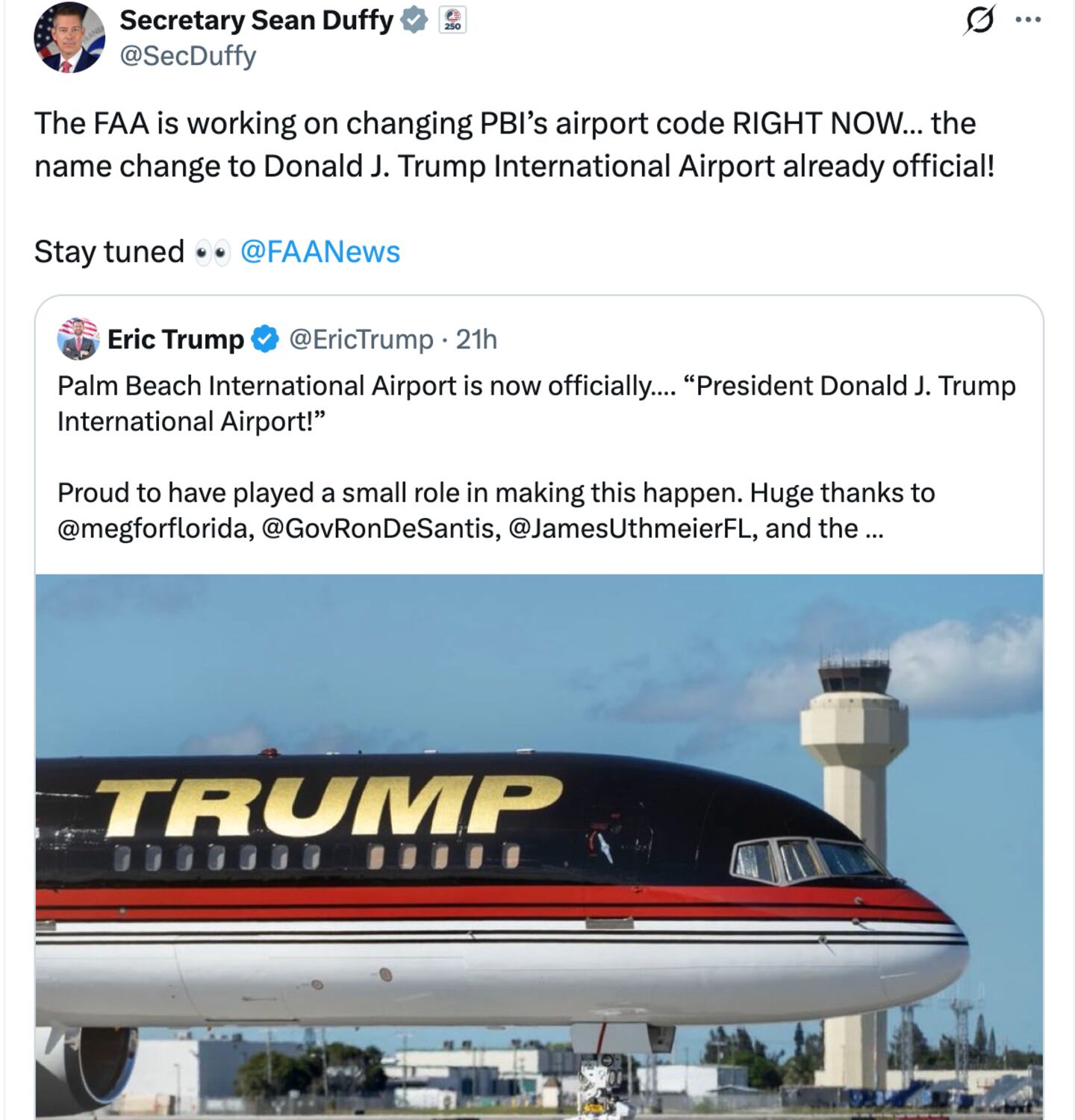 Trump Goon Sean Duffy Busted for Phony Attempt to Hype Boss With Palm ...