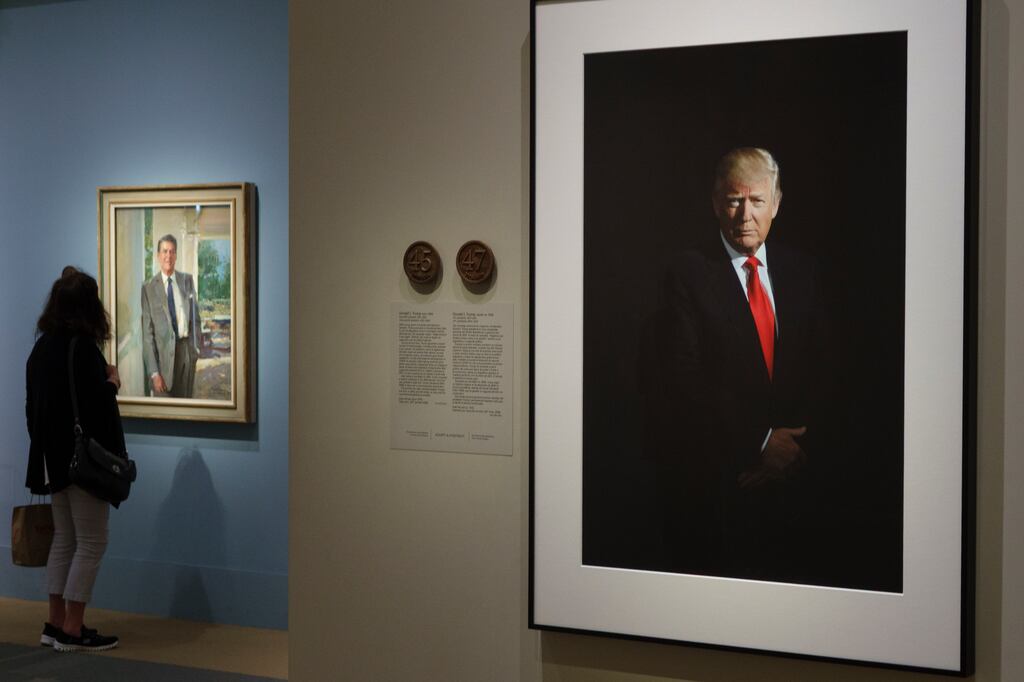 Smithsonian Quietly Strips Impeachment Details From Trump's Portrait