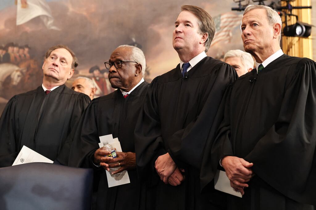 SCOTUS Hit by Leak of Justice Amy Coney Barrett’s ‘Champagne for ...