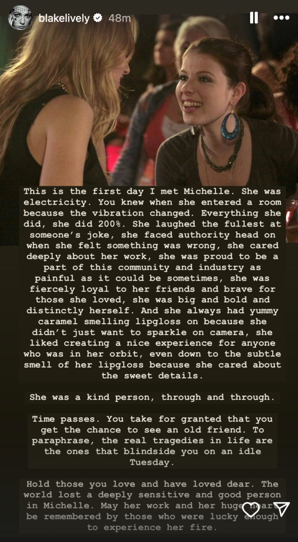 Blake Lively ‘Blindsided’ by ‘Gossip Girl’ Co-Star Michelle ...