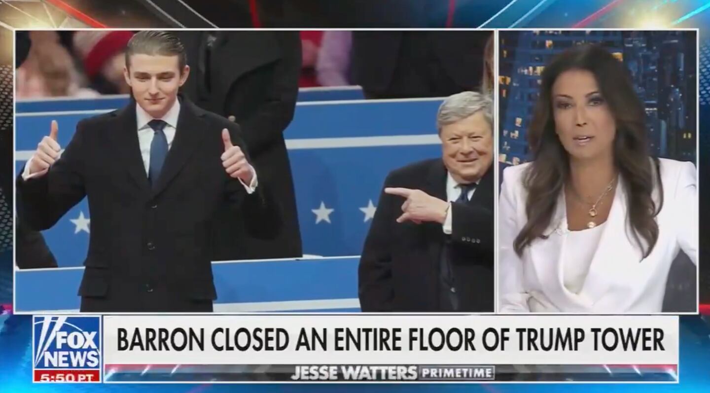 Middle-Aged Fox News Hosts Creepily Speculate Whether Teenage Barron ...