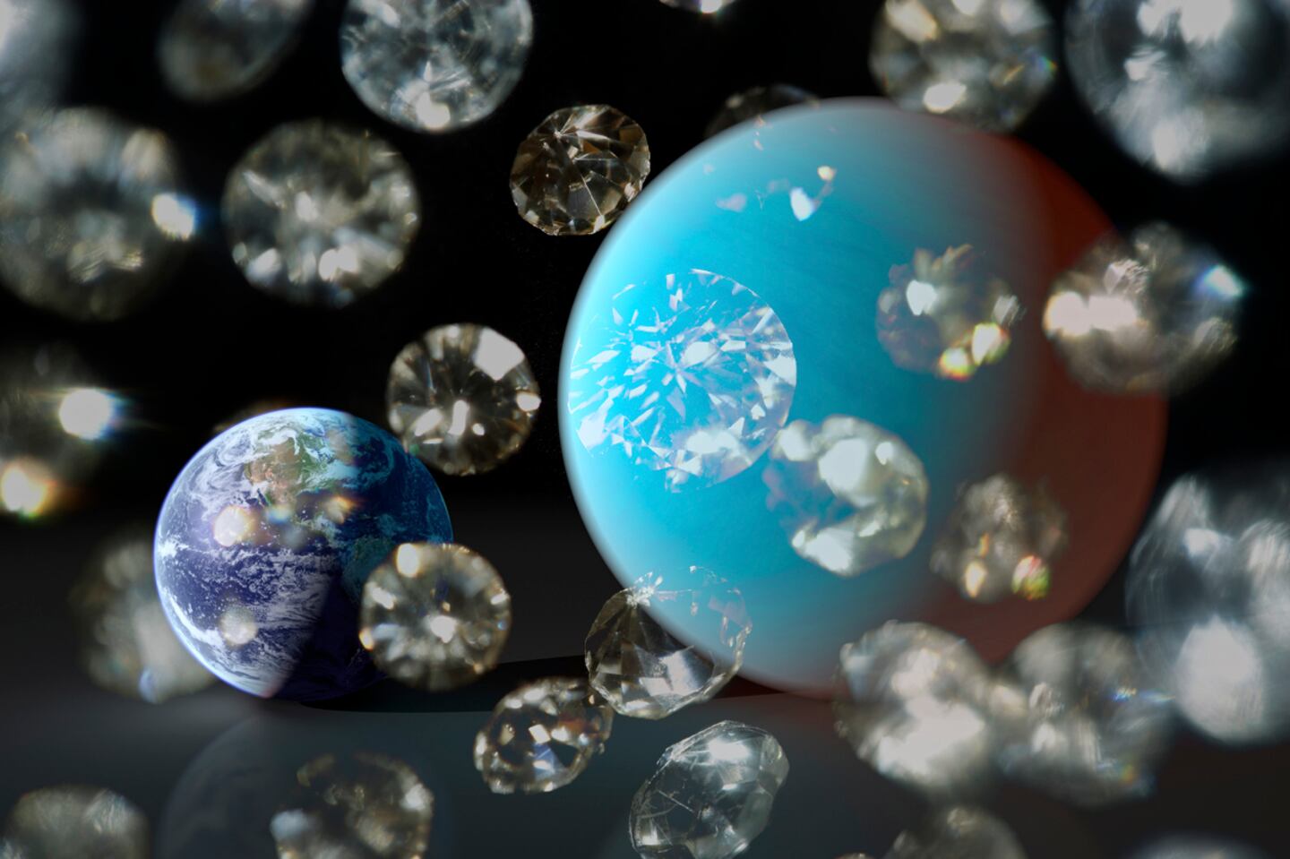 Space Bling: From Diamond Planets to Crystal Oceans to Precious Moon Jewels