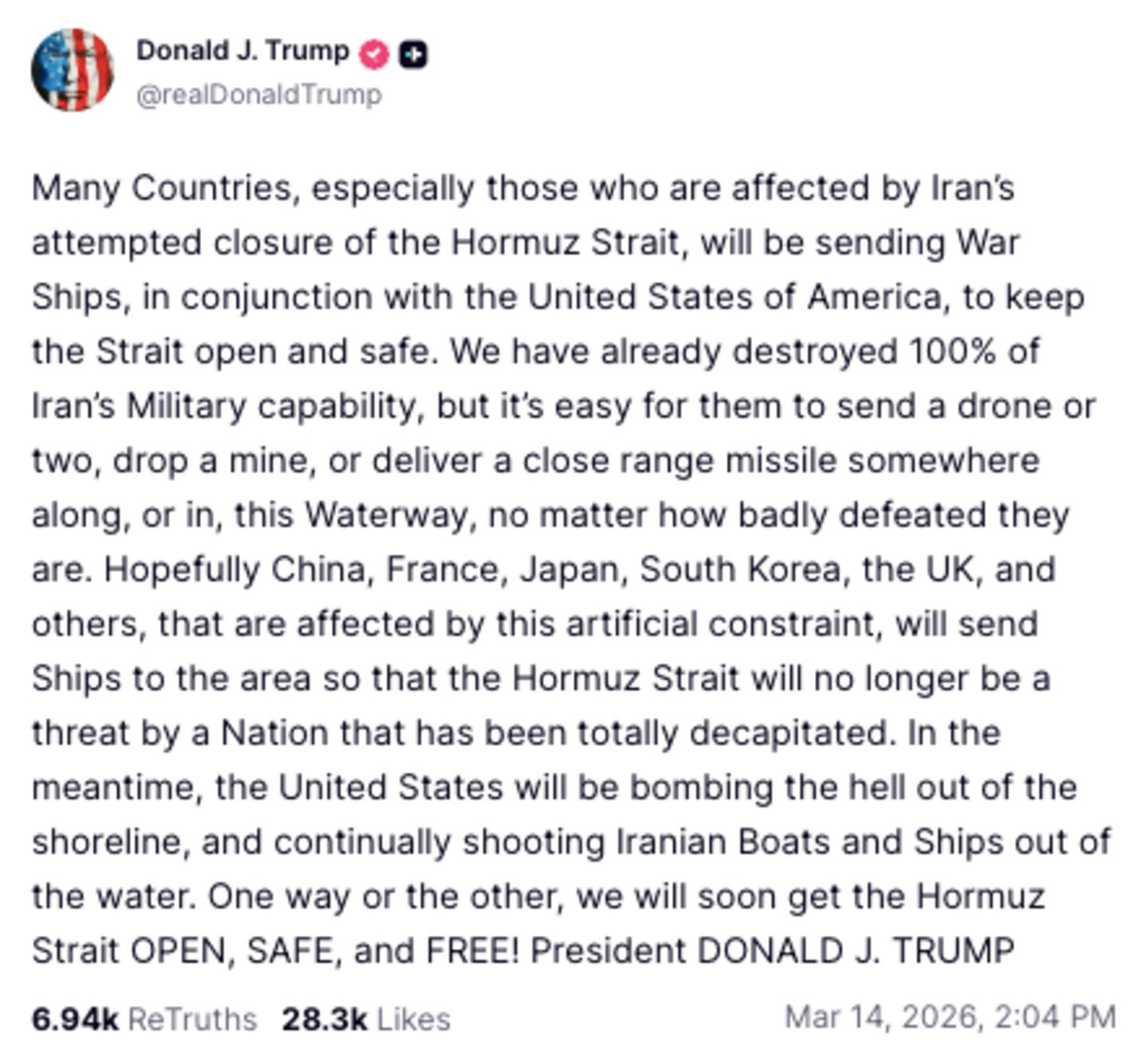 Trump Goon Swears ‘Dominant Victory’ in Iran as He Begs for Help