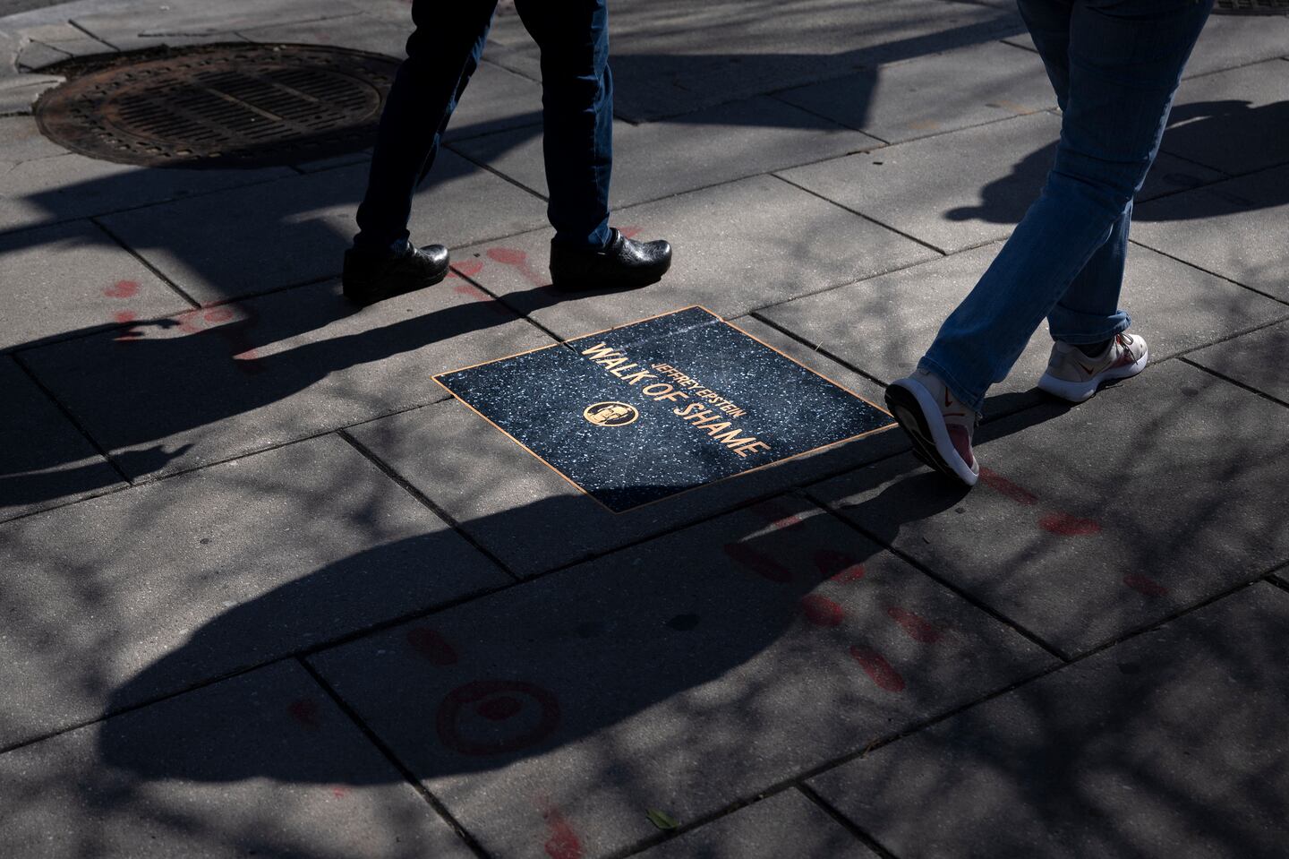 Trump Humiliated as Epstein ‘Walk of Shame’ Pops Up Near White House