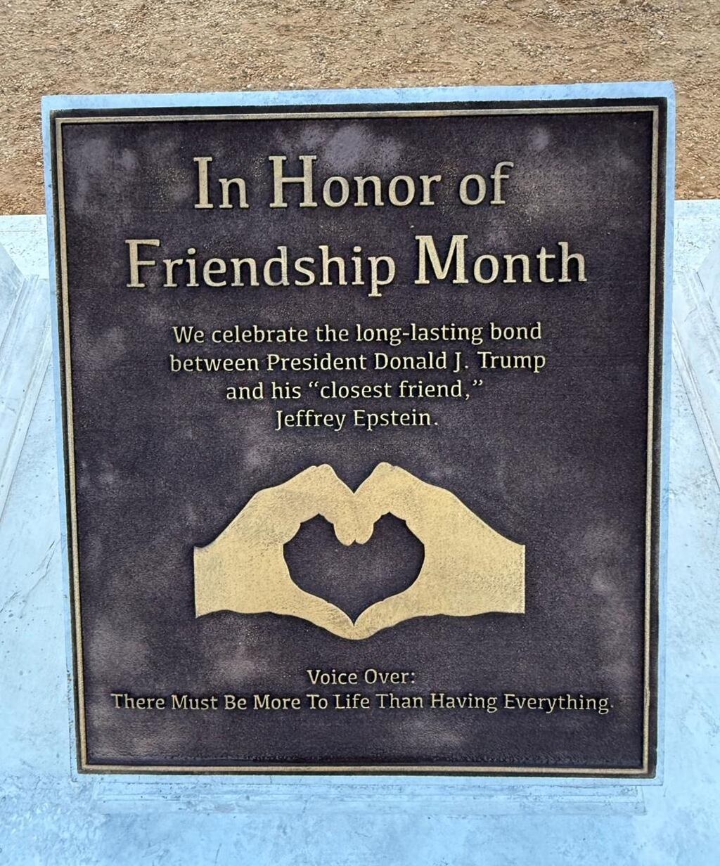 Trump and Epstein’s Friendship Takes Pride of Place in D.C.