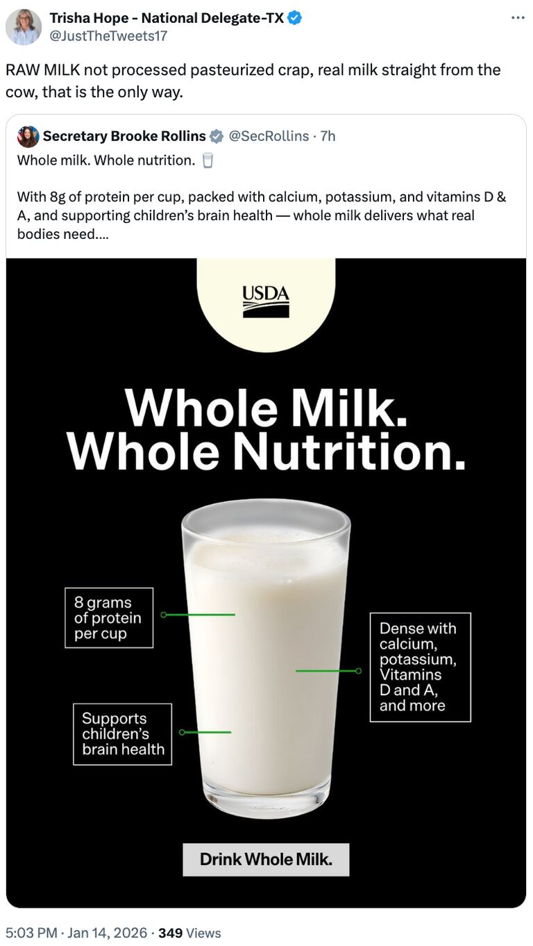 MAHA Revolts Over Trump’s ‘Pathetic’ Milk Move