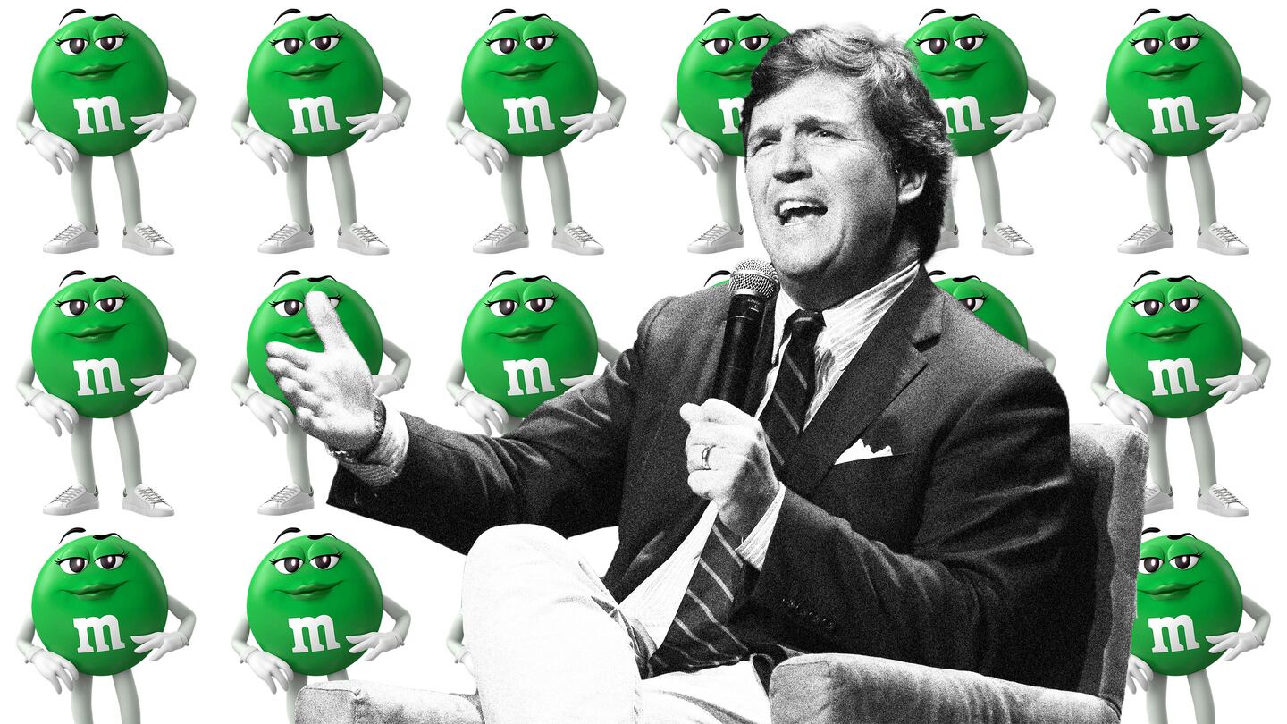 The Sexy Green M&M vs. Tucker Carlson Drama, Explained