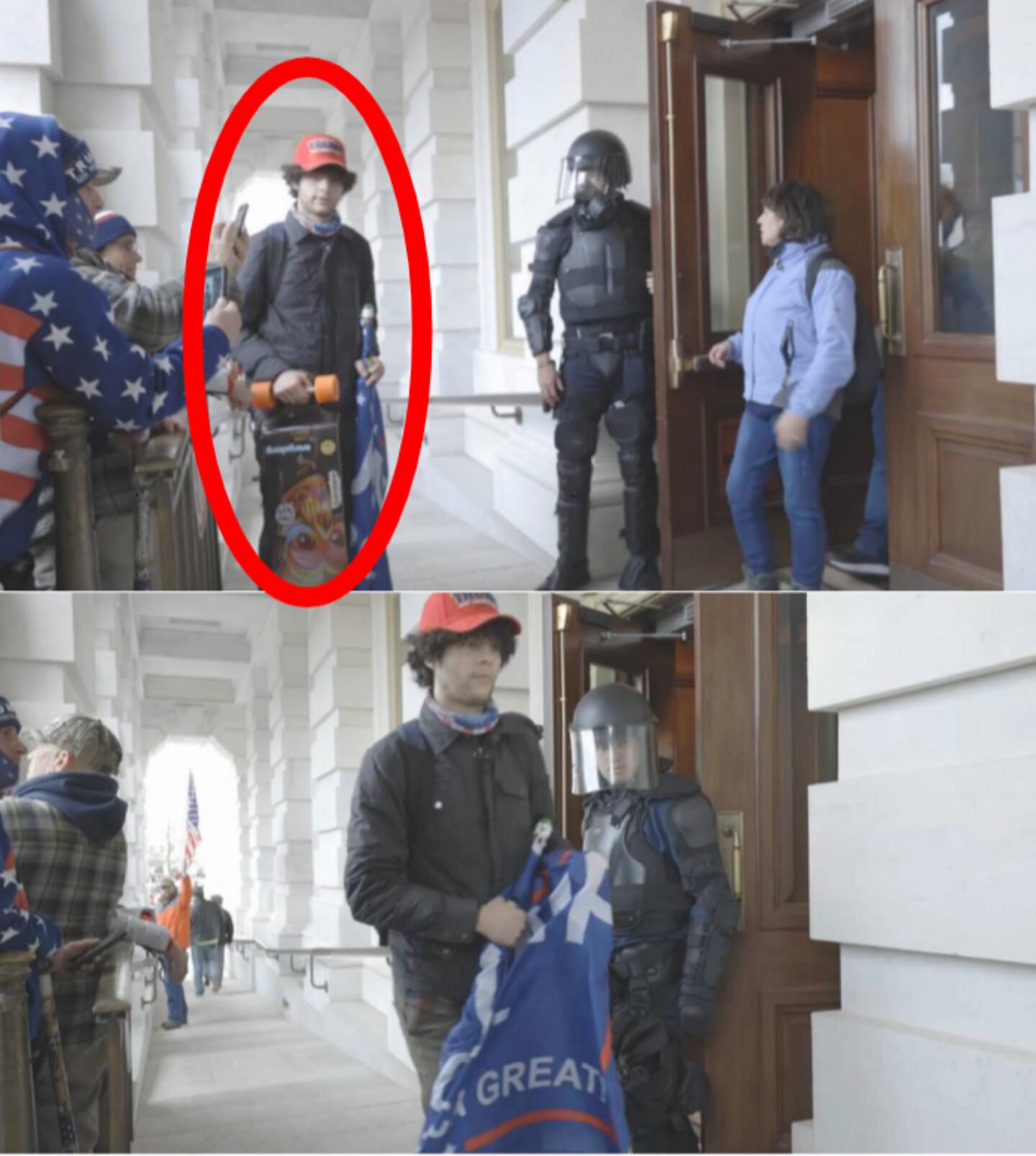 Active-Duty Marine Christopher Warnagiris Charged for Capitol Riot