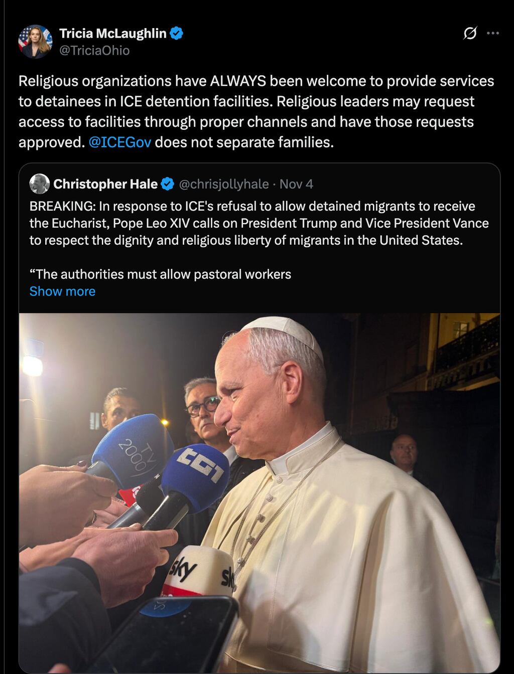 JD Vance Lands in an Unholy Mess as ICE Barbie Goon Trashes Pope Leo
