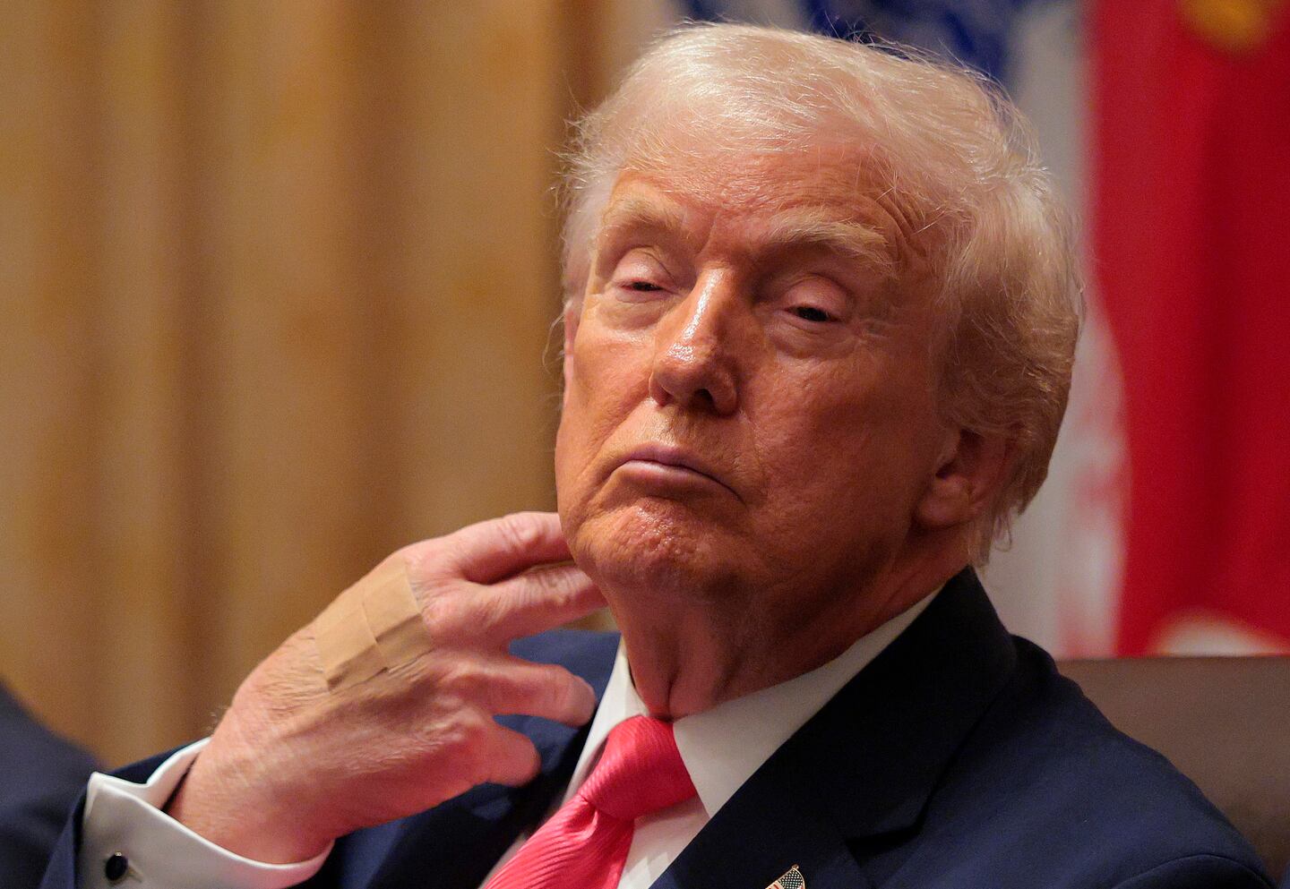 Donald Trump, 79, Can’t Keep Eyes Open in Marathon Cabinet Suck-Up