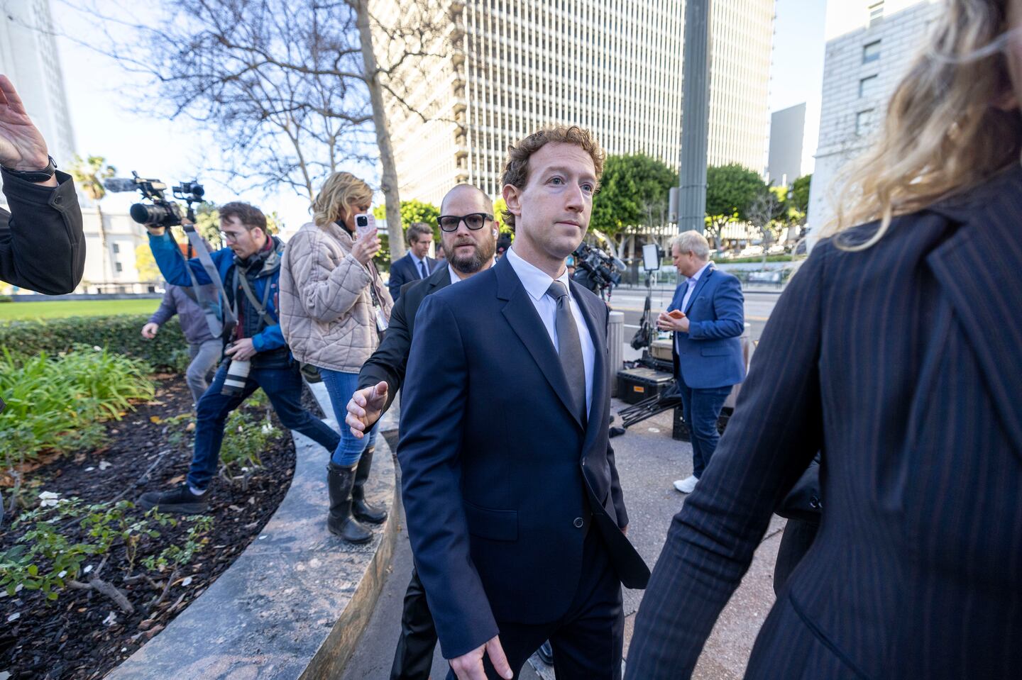Billionaire Mark Zuckerberg Arrived to Landmark Social Media Trial in ...
