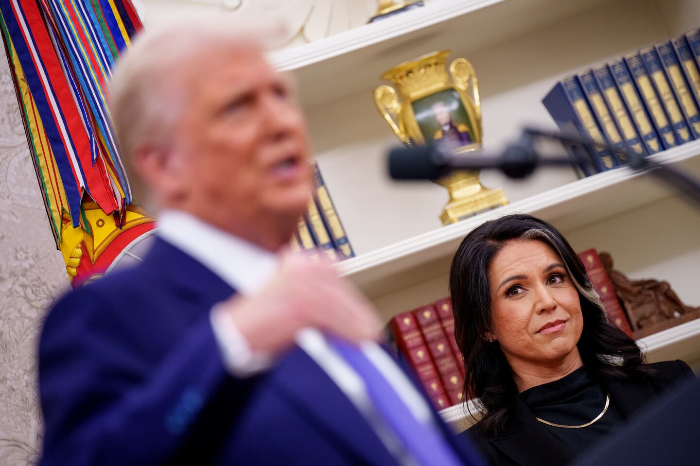 Trump Throws Tulsi Gabbard Under the Bus Over Iran Nuke Claim: ‘I Don’t ...