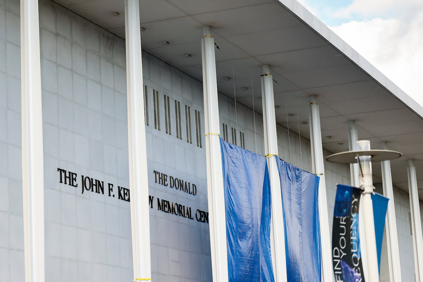 Trump Ignores Law and Sticks His Name on Kennedy Center
