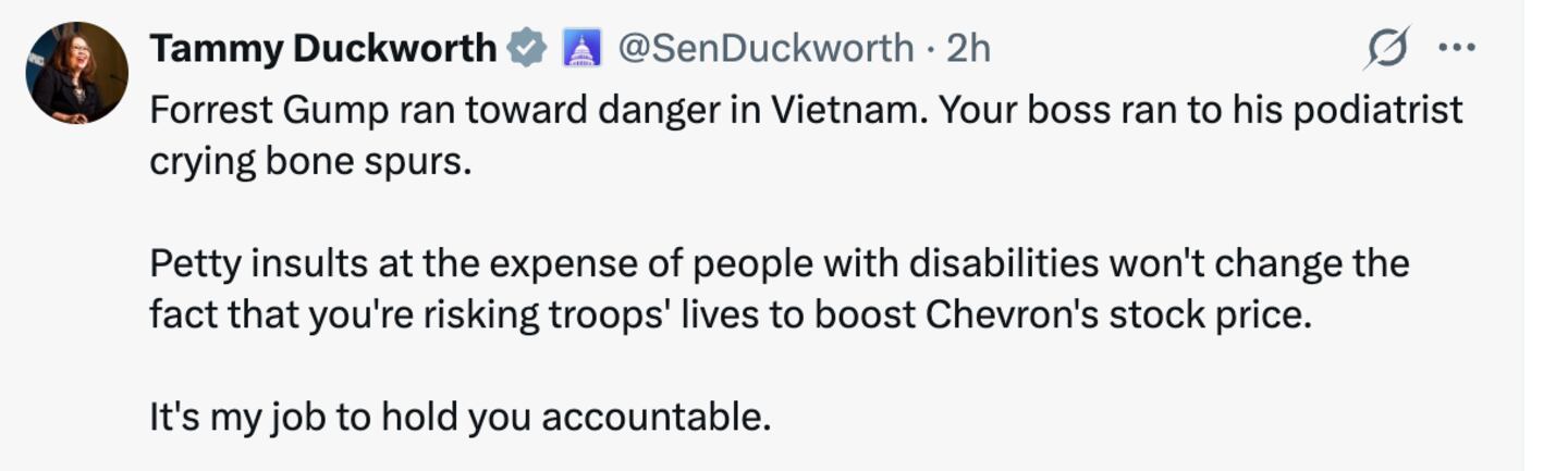 Vance Under Fire for Mocking Disabled Combat Veteran