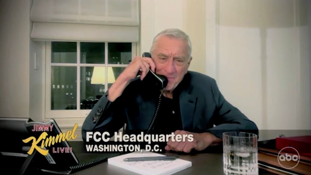 Robert De Niro Joins Jimmy Kimmel to Torch Donald Trump’s ‘Mob Boss ...