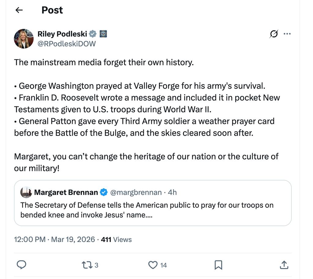 Trump Goons Launch Another Attack on CBS Journalist Margaret Brennan