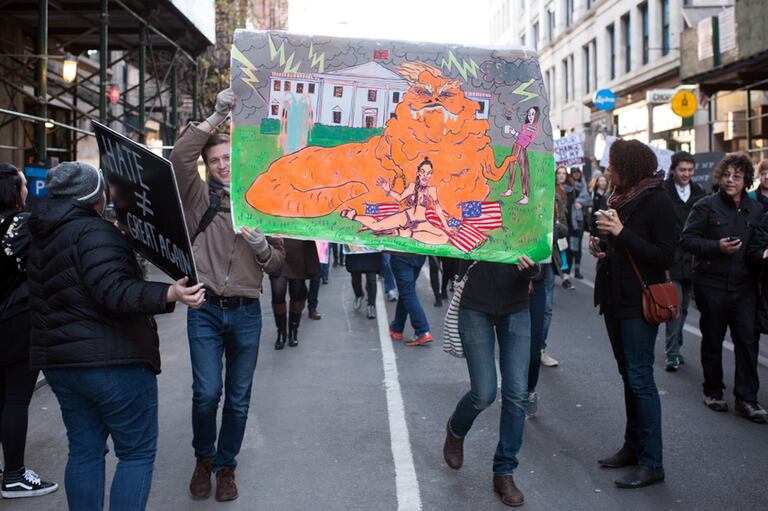 The Most Clever Signs of Anti-Trump Protests