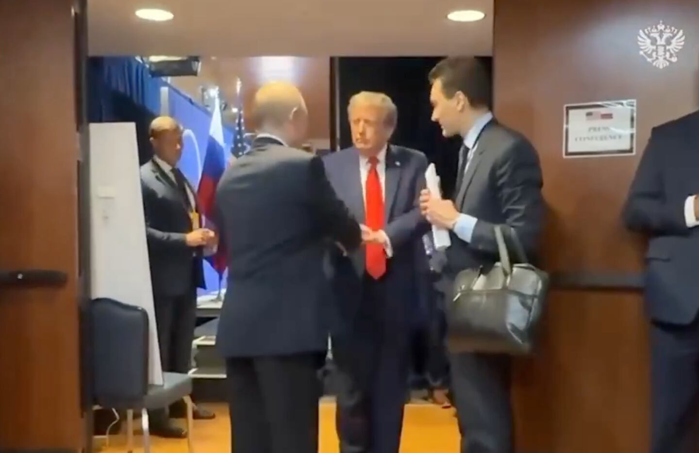 Kremlin Leaks Footage Showing Trump Fawning Over Putin